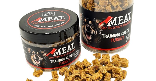 MEAT Training Cubes Turkey - Cool4pets - natuurwinkel voor dieren