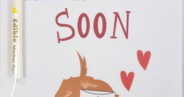 Best Friend Post Eetbare Kaart Get Well - Cool4pets - health food store ...